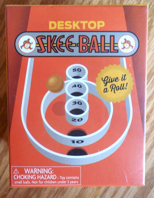 NEW/SEALED Running Press "Desktop Skee-Ball" Give It a Roll! (RP Minis ...