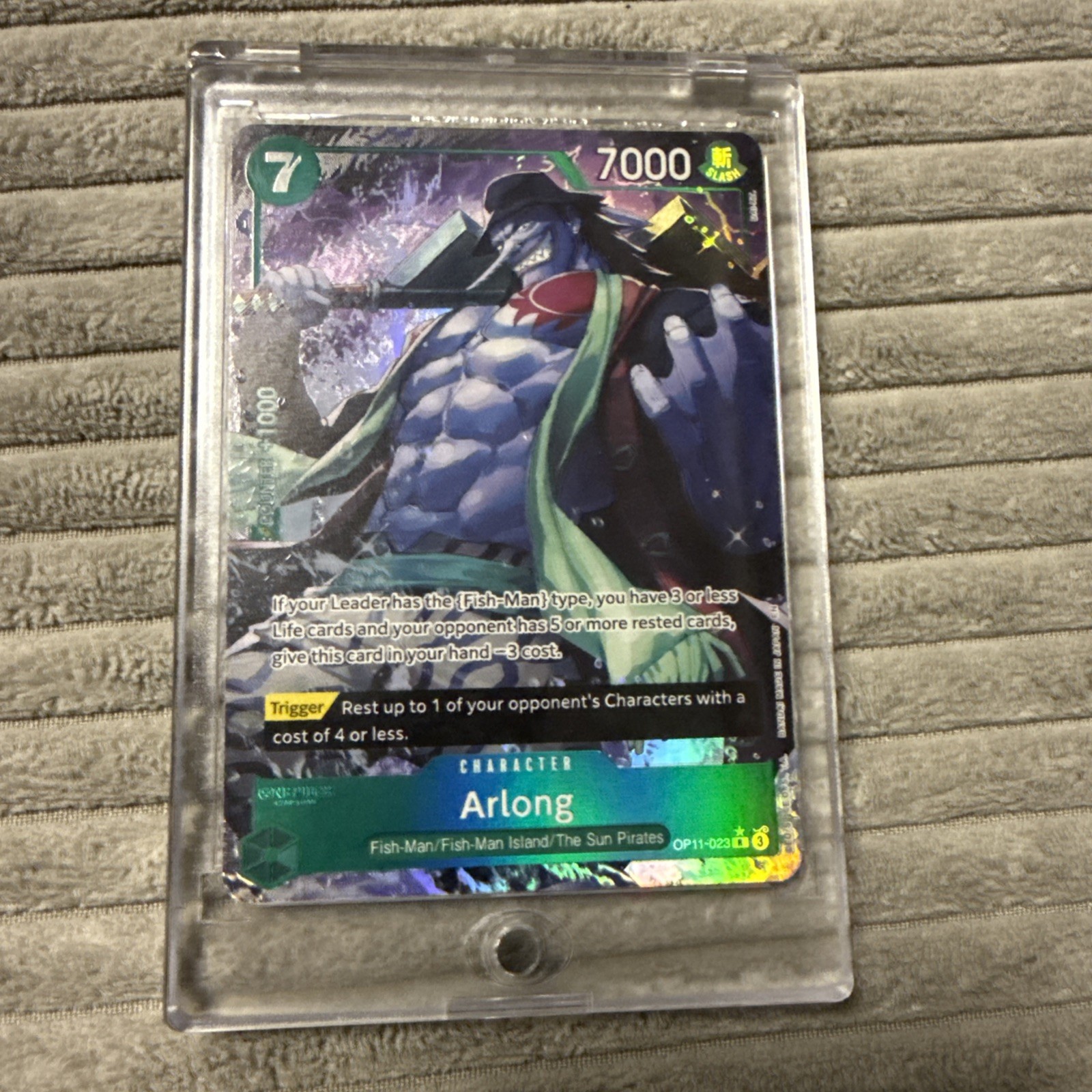 Arlong (Alternate Art) OP11-023 A Fist of Divine Speed One Piece ...