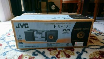 JVC EX-D1 DVD Audio Video Wood Cone Speakers Stereo Receiver Compact | eBay