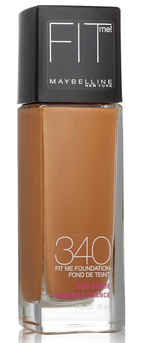 Maybelline Fit Me Liquid Foundation - Cappuccino 340 | eBay