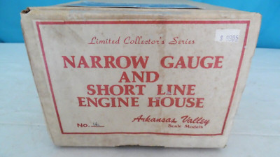 Arkansas Valley NARROW GAUGE & SHORT LINE ENGINE HOUSE MODEL KIT 16, O ...