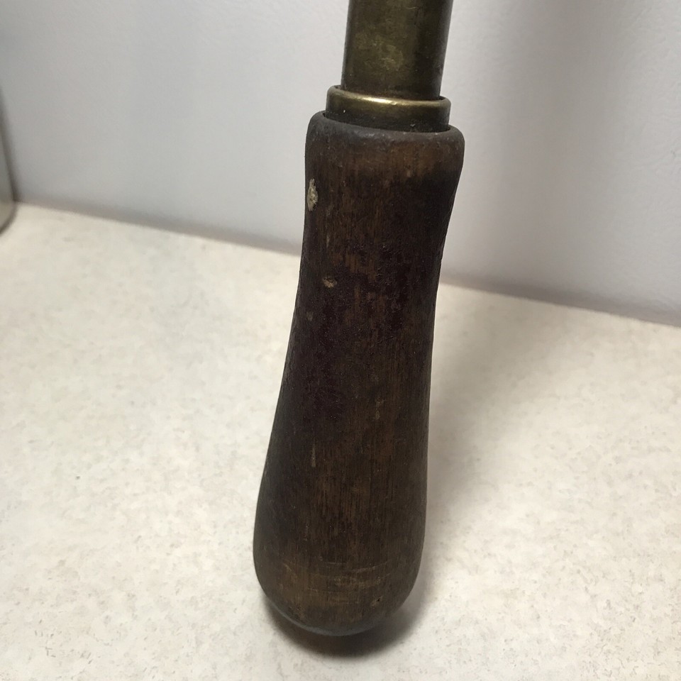 Vtg Antique Brass Stanley Yankee No. 131A Spiral Plunge Ratchet ...