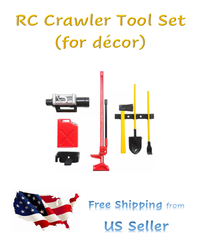 New Decoration Tools Set Kit Accessories 1/10 Scale RC Rock Crawler ...