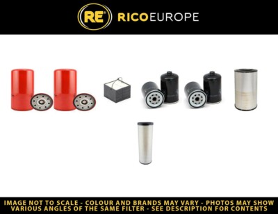 Filter Service Kit Fits LIEBHERR L 556 Air Oil Fuel w/LIEBHERR Eng ...