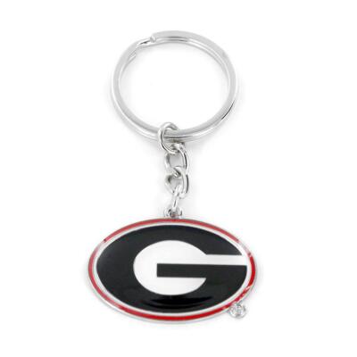 Georgia Bulldogs Team Logo Metal Keychain [NEW] NCAA Key Chain Ring | eBay