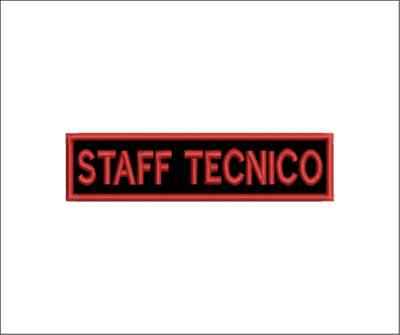 [Patch] Staff Technical CM 12 x 3 Embroidered Patch Embroidery -786 ...
