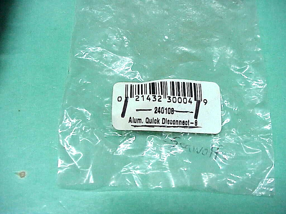NEW Earl's Aluminum Quick Disconnect Fitting with -08AN Male Fittings ...