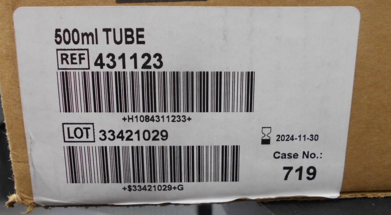 Corning Ref: 431123 500ml centrifuge Tube Plug Seal cap | eBay