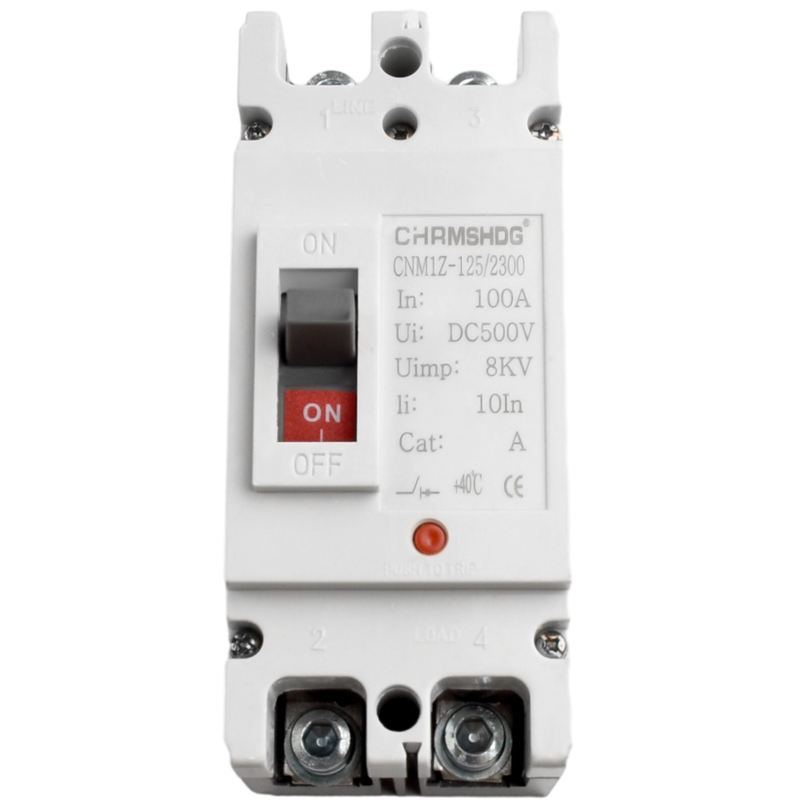 2P DC 600V Solar Power Molded Case Circuit Breaker MCCB 100A 125A 160A ...