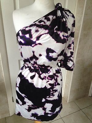 Lipsy Ladies One Shoulder Top / Tunic / Dress Size 6 No Belt. Good ...