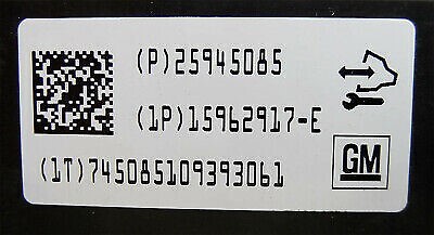 OEM GM 15911550 25969761 ABS Control Module 08-12 Express, Savana 2WD ...