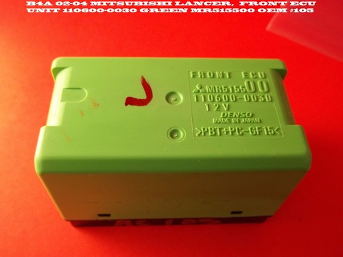 615 02-04 MITSUBISHI LANCER, FRONT ECU UNIT 110600-0030 GREEN MR515500 ...