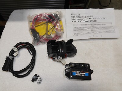 Mercury Quicksilver Alpha Bravo Mercathode Anode & Controller Kit OEM ...