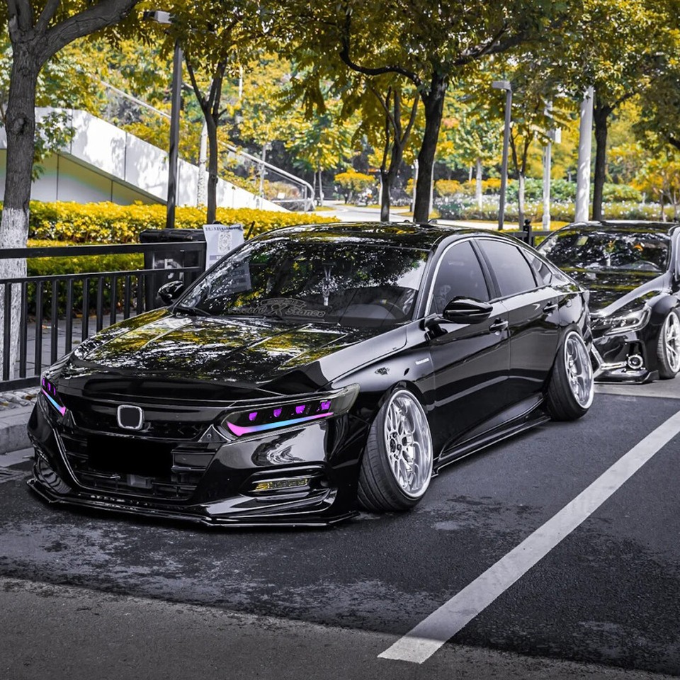 RGB LED Headlight Tail Light For Honda Accord 2018-2022 Head Rear Lamps ...