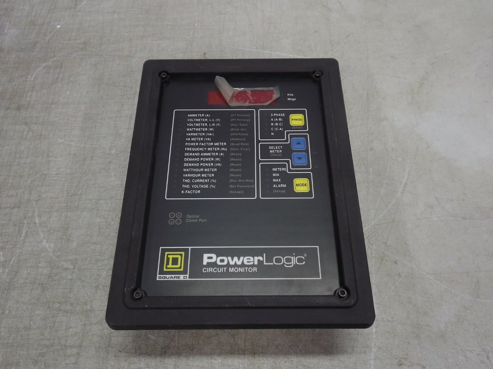 Square D PowerLogic 3020-CM-2250 Circuit Monitor | eBay