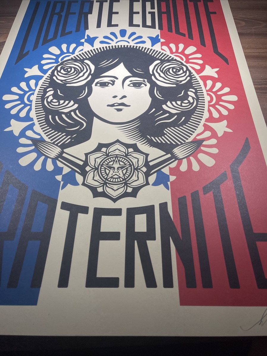 Liberte Egalite Fraternite Poster