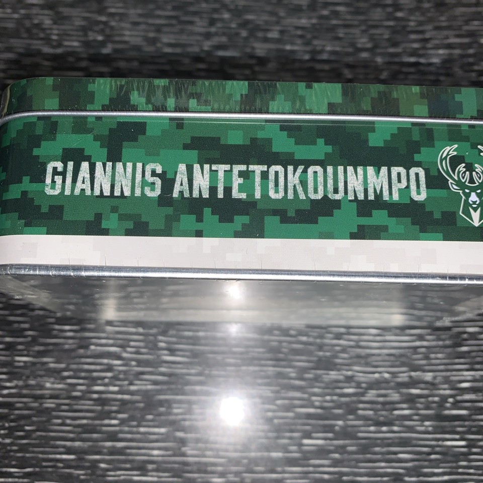Giannis Antetokounmpo 2024 NBA LAB Tin New Sealed 3 Packs & 2 Bonus ...