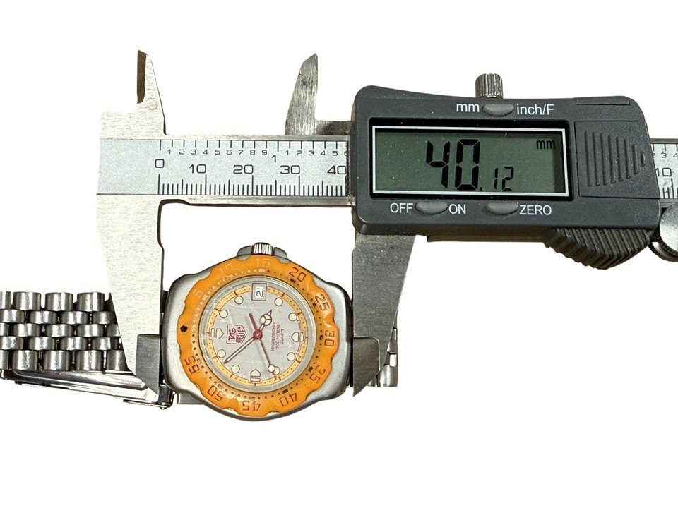 Vintage Tag Heuer Formula 1 Orange bezel mid size wristwatch | eBay