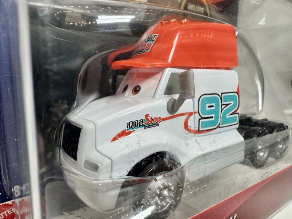 Disney Pixar Cars Dan Haulin’ Deluxe Dinoco 400 Die-Cast Truck #92 Cab ...