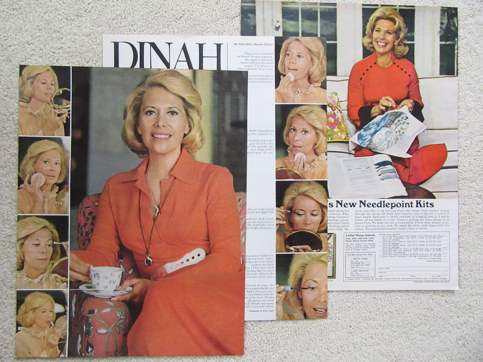 Dinah Shore, Singer, Actress, Beauty Tips, Shore's Collection ...