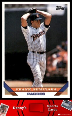 1993 Topps #247 Frank Seminara San Diego Padres Baseball Card | eBay