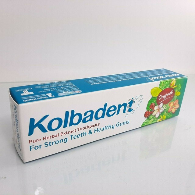 KOLBADENT Pure Herbal Thai Toothpaste Strong Teeth Gums Gingivitis ...