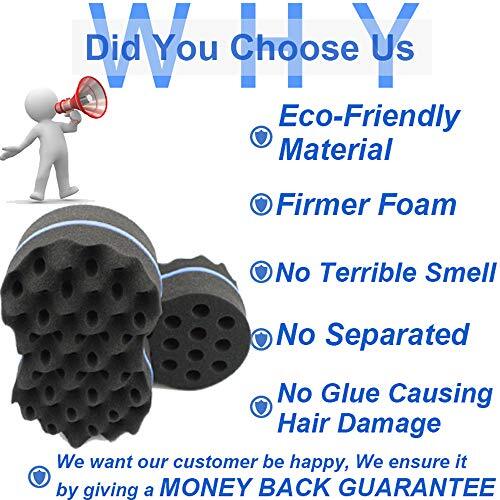 Hair Twist Sponge Brush Two Sides Dread Dreading Wave Twisting Foam ...