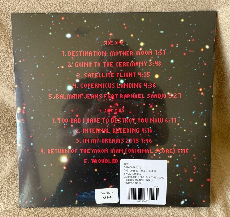 Kid Cudi Satellite Flight The Journey To Mother Moon Pink Color Vinyl ...