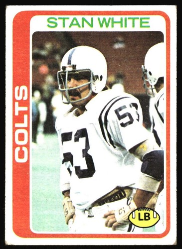 1978 Topps Stan White #49 Baltimore Colts L3 | eBay