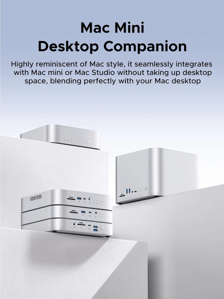 ORICO Studio Link Mac mini Docking Station Type-c USB3.2 HUB 10GB SD/TF ...