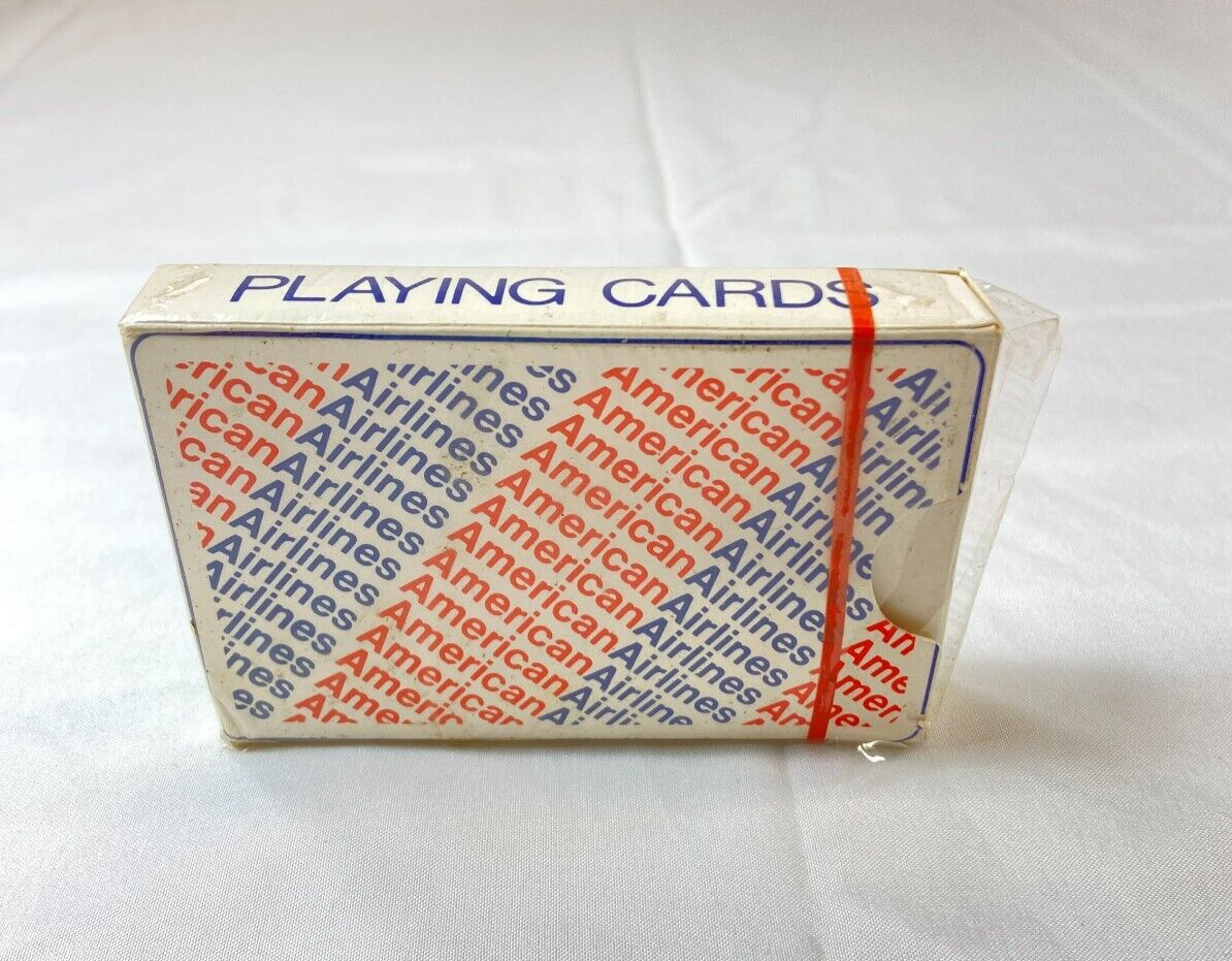 Vintage American Airlines Playing Cards Deck 1970s Aviation Antique ...