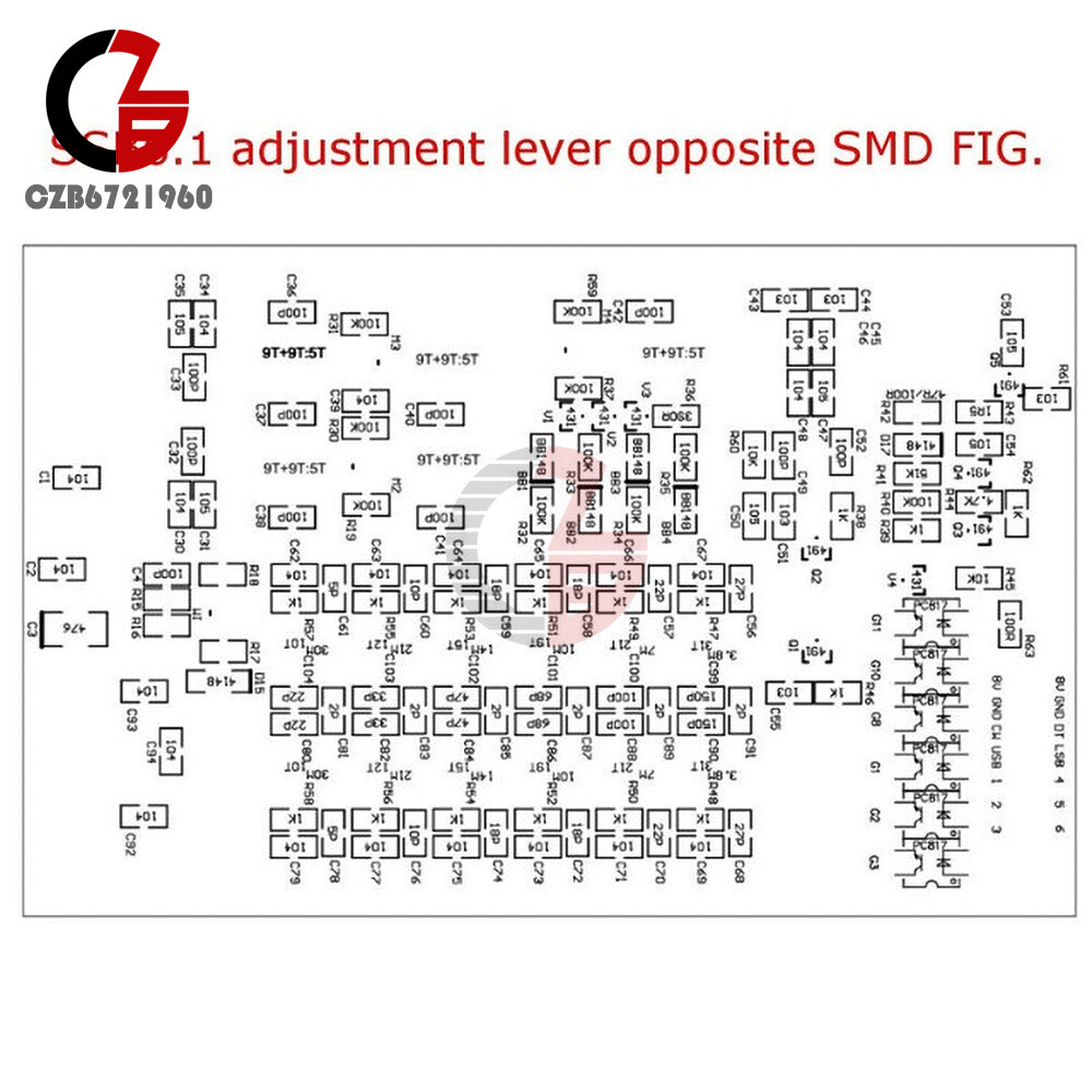 6-band HF SSB Shortwave Radio Shortwave Radio Transceiver Board DIY ...