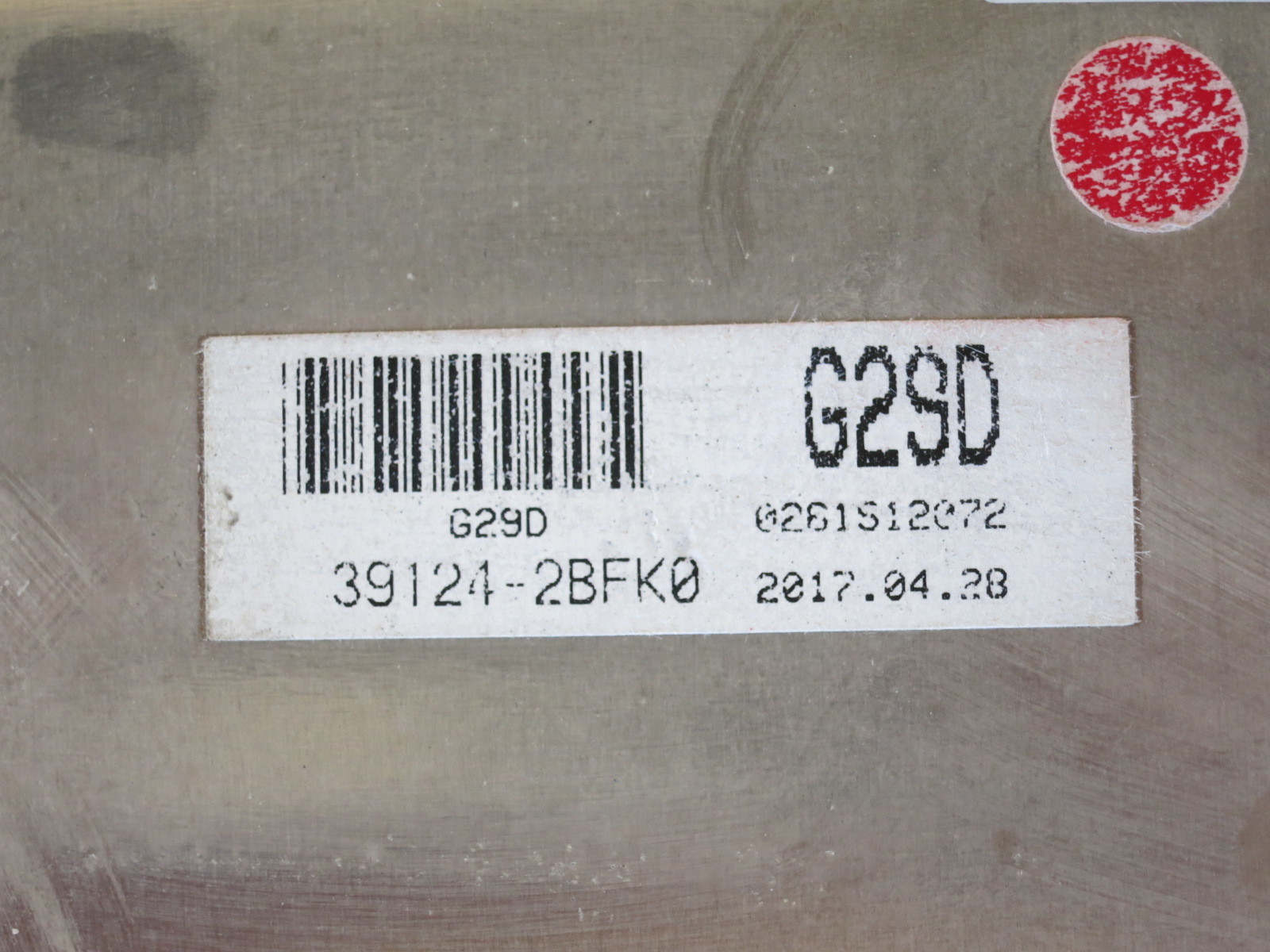 16 Hyundai Veloster 39125-2BFK0 Computer Brain Engine Control ECU ECM ...