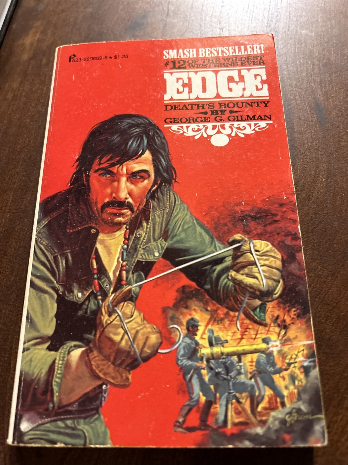 *DEATH'S BOUNTY EDGE NO. 12 By George G. Gilman VINTAGE Paperback ...