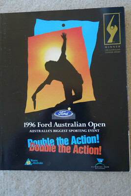 1996 FORD AUSTRALIAN OPEN TENNIS OFFICIAL PROGRAMME | eBay Australia
