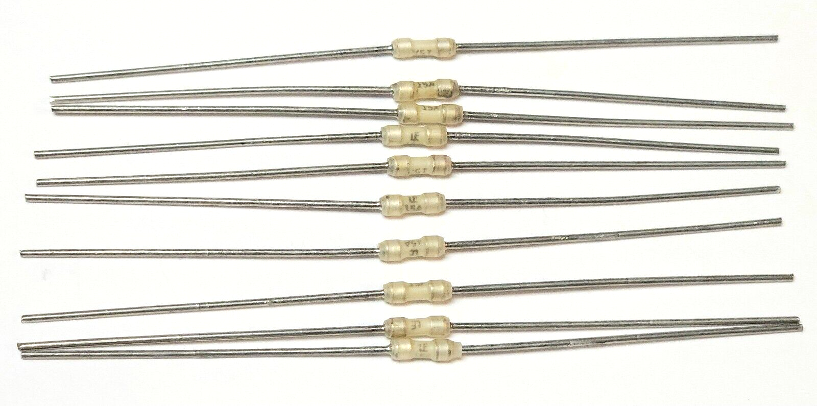 LOT OF 10 LITTELFUSE PICOFUSE 251015 15 AMP AXIAL 125 VAC Fuse Resistor ...