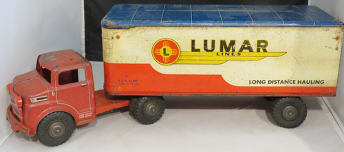 2 piece Lumar Lines metal Steel Long Distance Hauler truck - 24 inches ...