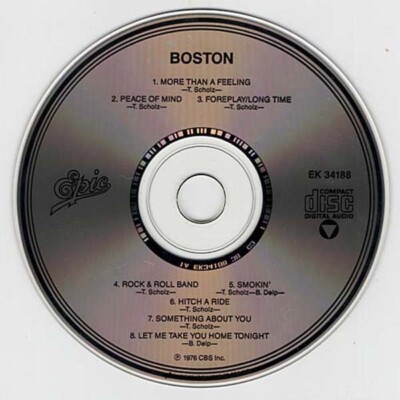 Boston ~ Boston ~ Rock ~ CD ~ Acceptable | eBay
