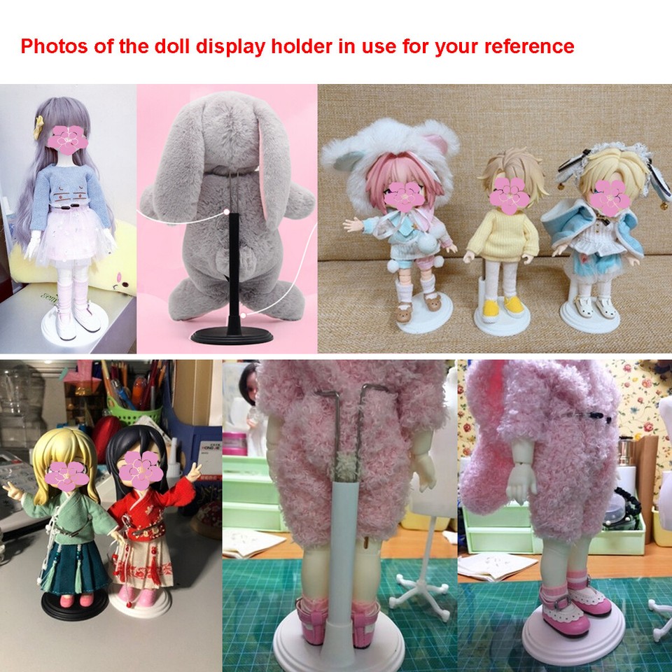 6 Sizes Doll Display Stand Support Base Wrist Stands Puppet Model Stand ...