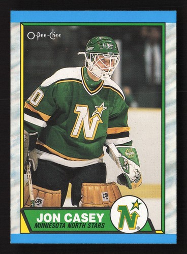 1989-90 O-Pee-Chee #48 Jon Casey Minnesota North Stars Rookie | eBay