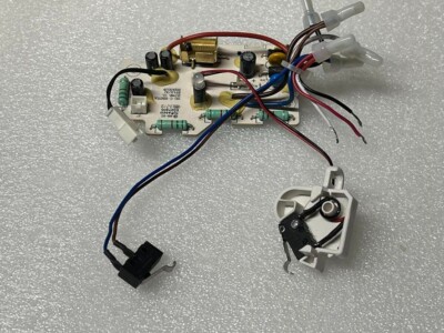 Shark ZU782 PCB CIRCUIT BOARD & Micro Switches Motorized Brushroll Head ...