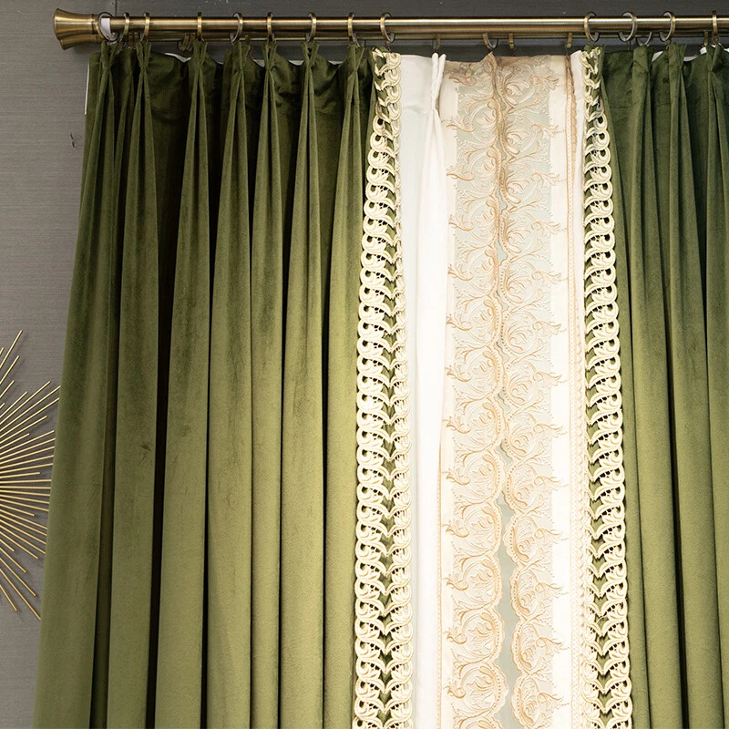 Olive Green Curtains
