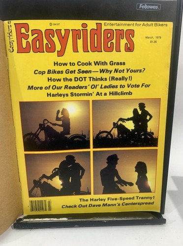 Easyriders VTG Biker Magazine March 1978 -David Mann Centerfold Intact ...