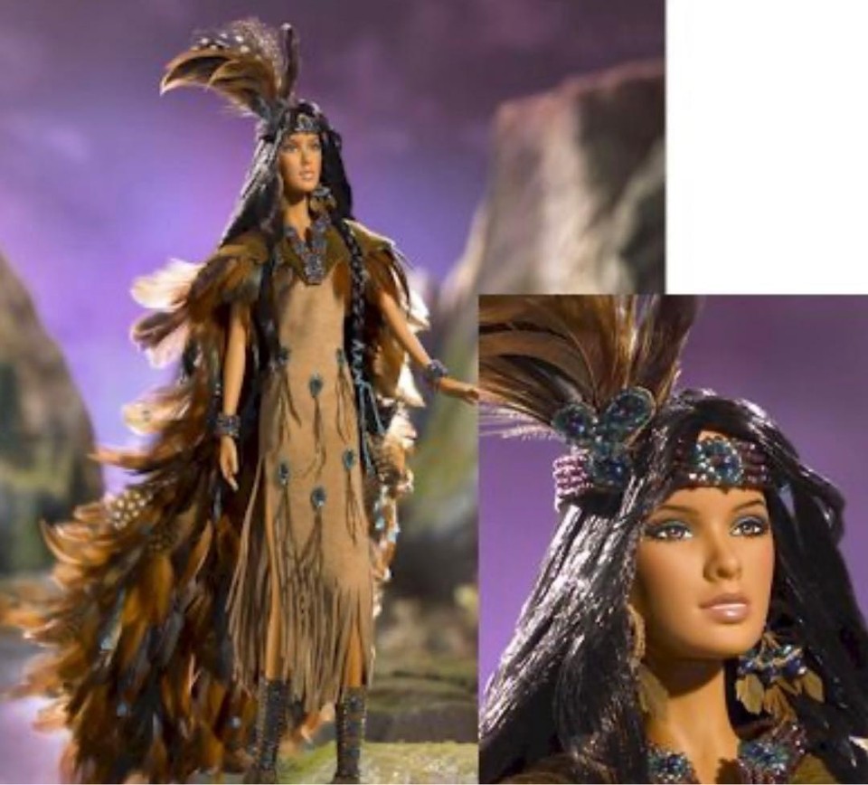 Barbie Wind Rider Doll Gold Label Native American 2006 Limited Edition ...