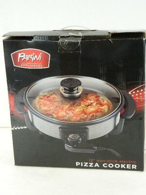 Parini Appliances Pizza Cooker 12 Inch Large-Capacity - Non-Stick ...
