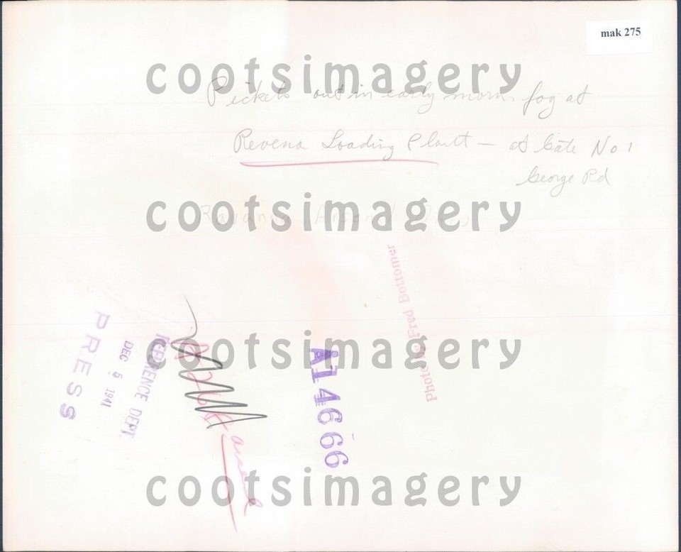 1941 Strike Pickets Ravenna Arsenal Loading Plant Ohio Press Photo | eBay