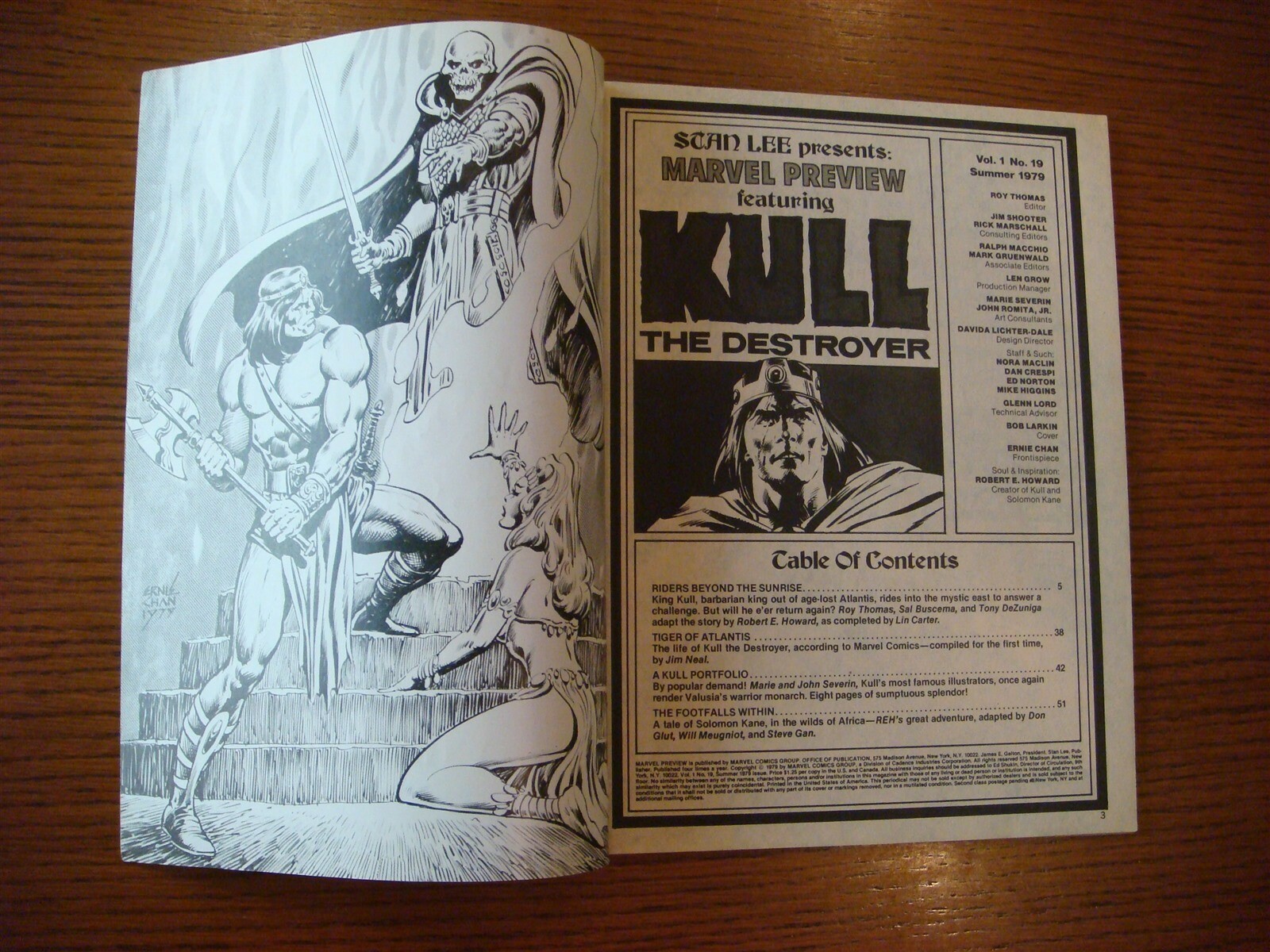 Marvel Preview #19 featuring Kull the Destroyer Summer 1979 Bob Larkin ...
