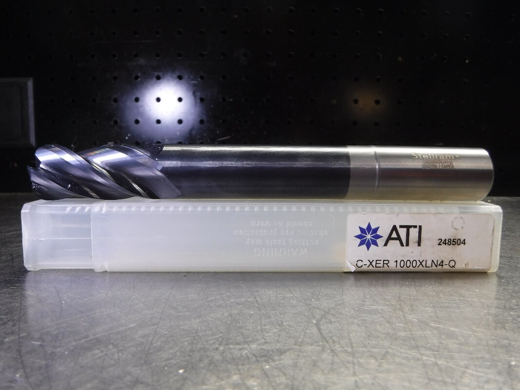 ATI Stellram 1" Solid Carbide Endmill 4 Flute C-XER1000KLN4-Q (LOC2112B ...