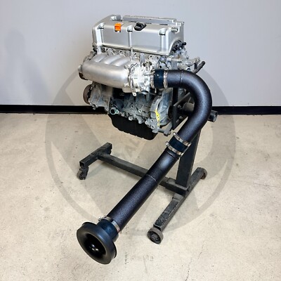 Skunk2 Filter 3" Wrinkle Black Air Intake for Honda K Swap EG EK K20 ...