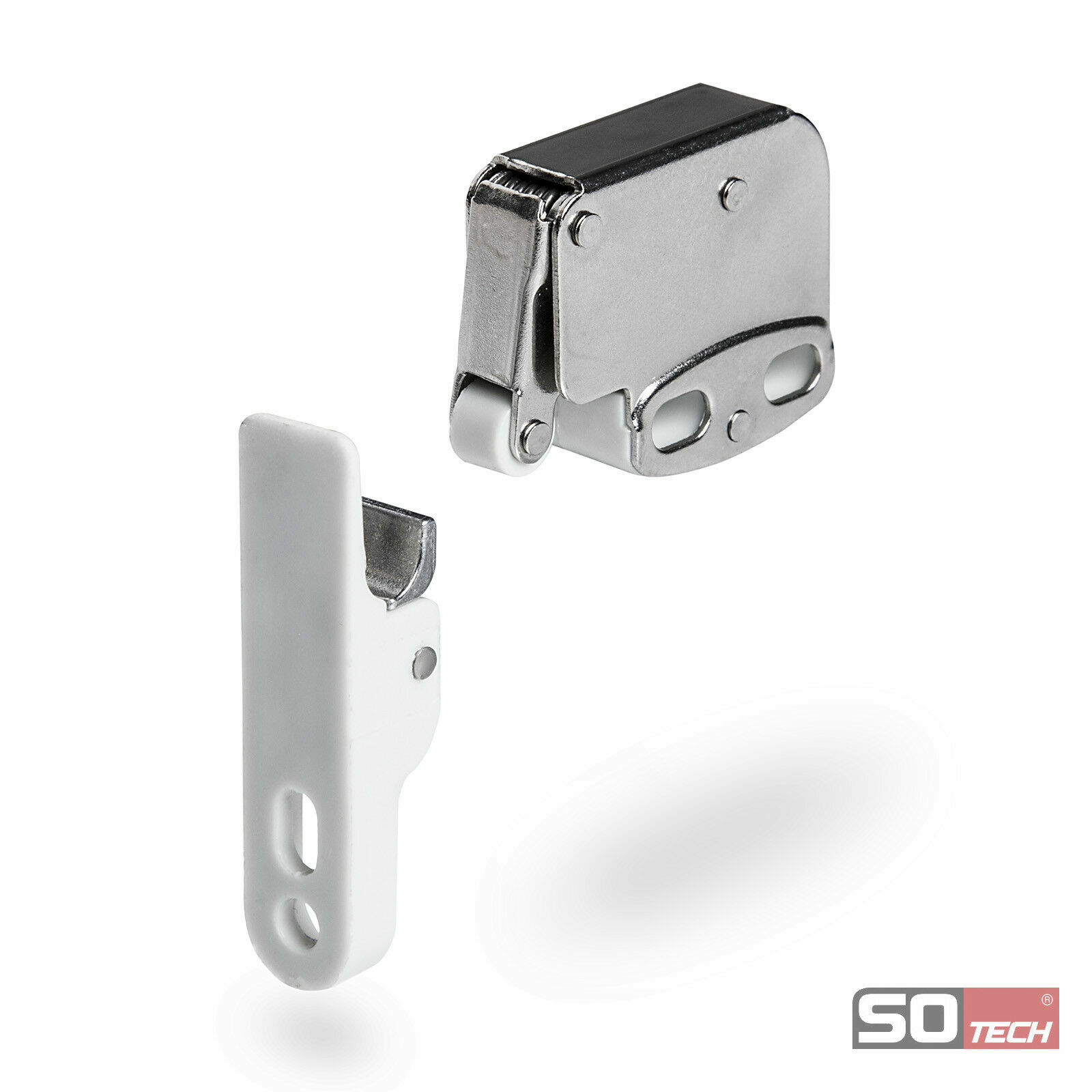 50 Stück SO-TECH® Möbelschnäpper Tür Druckverschluss Federschnapper ...